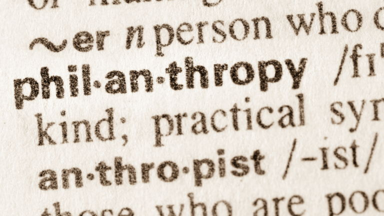 What is philanthropy: understanding the benefits of giving